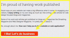10 Tips for An Amazing "About Me" Page - Wording Well