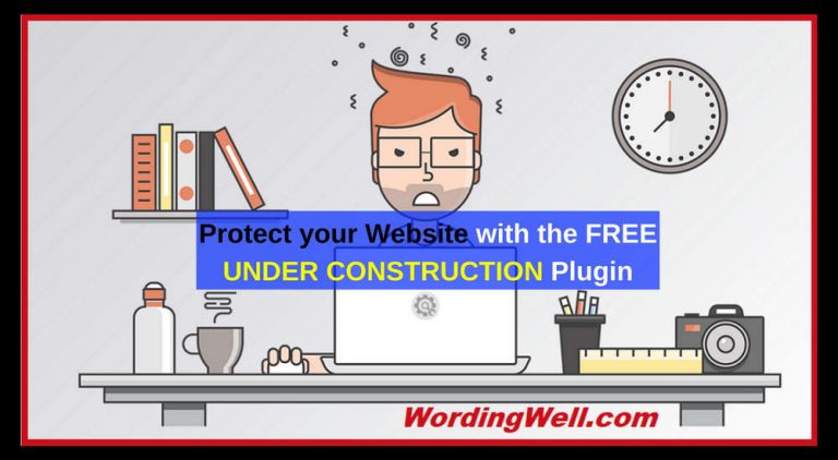 Protect your Website with the "UNDER CONSTRUCTION PAGE" Plugin ...