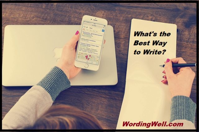 New Technology vs. Old-Fashioned Writing Methods: What's the Best Way ...