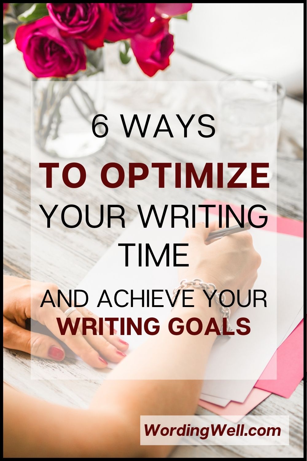 How to Optimize Your Writing Time to Achieve Your Writing Goals ...